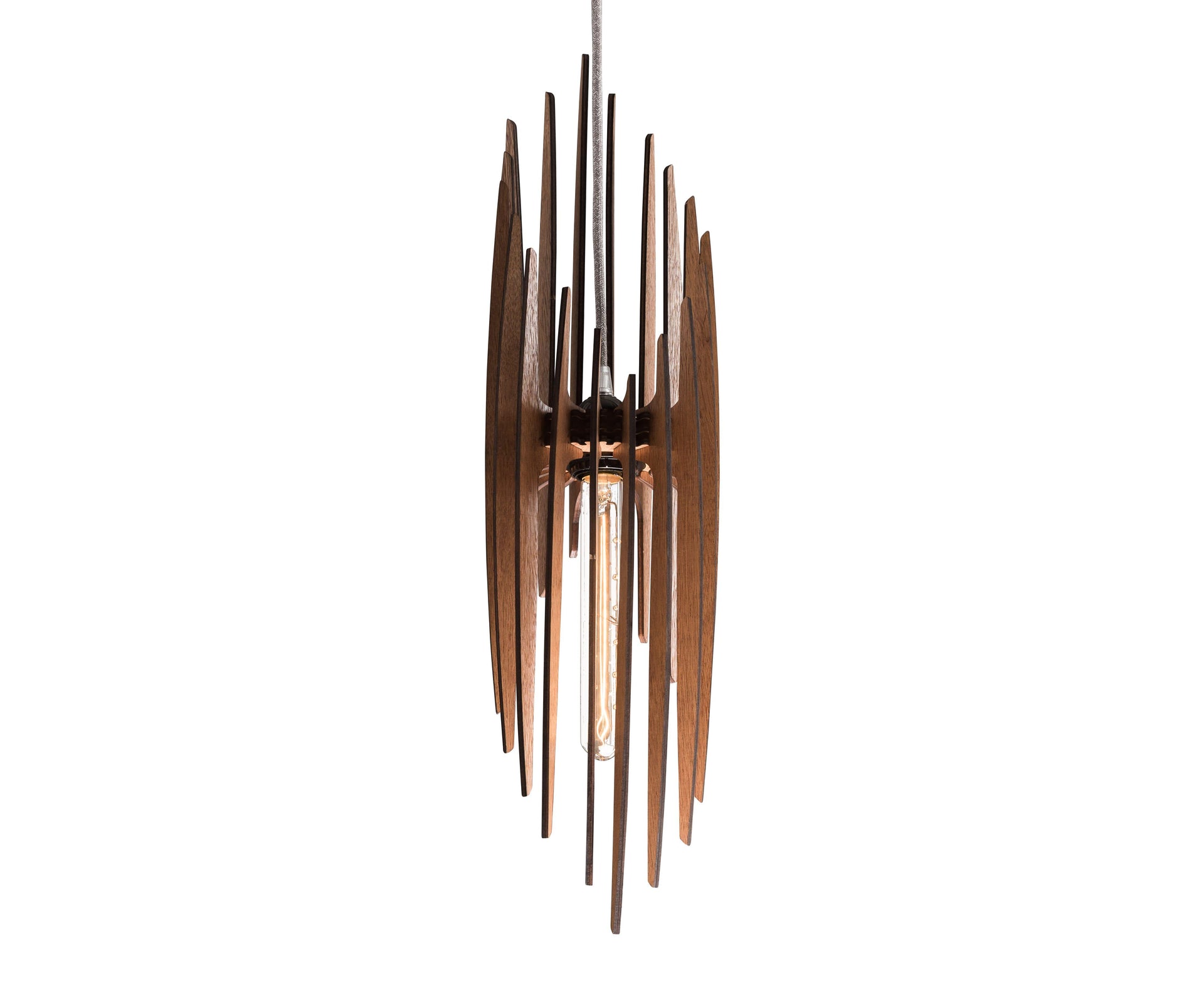 Straight Up Abstract Pendant Light