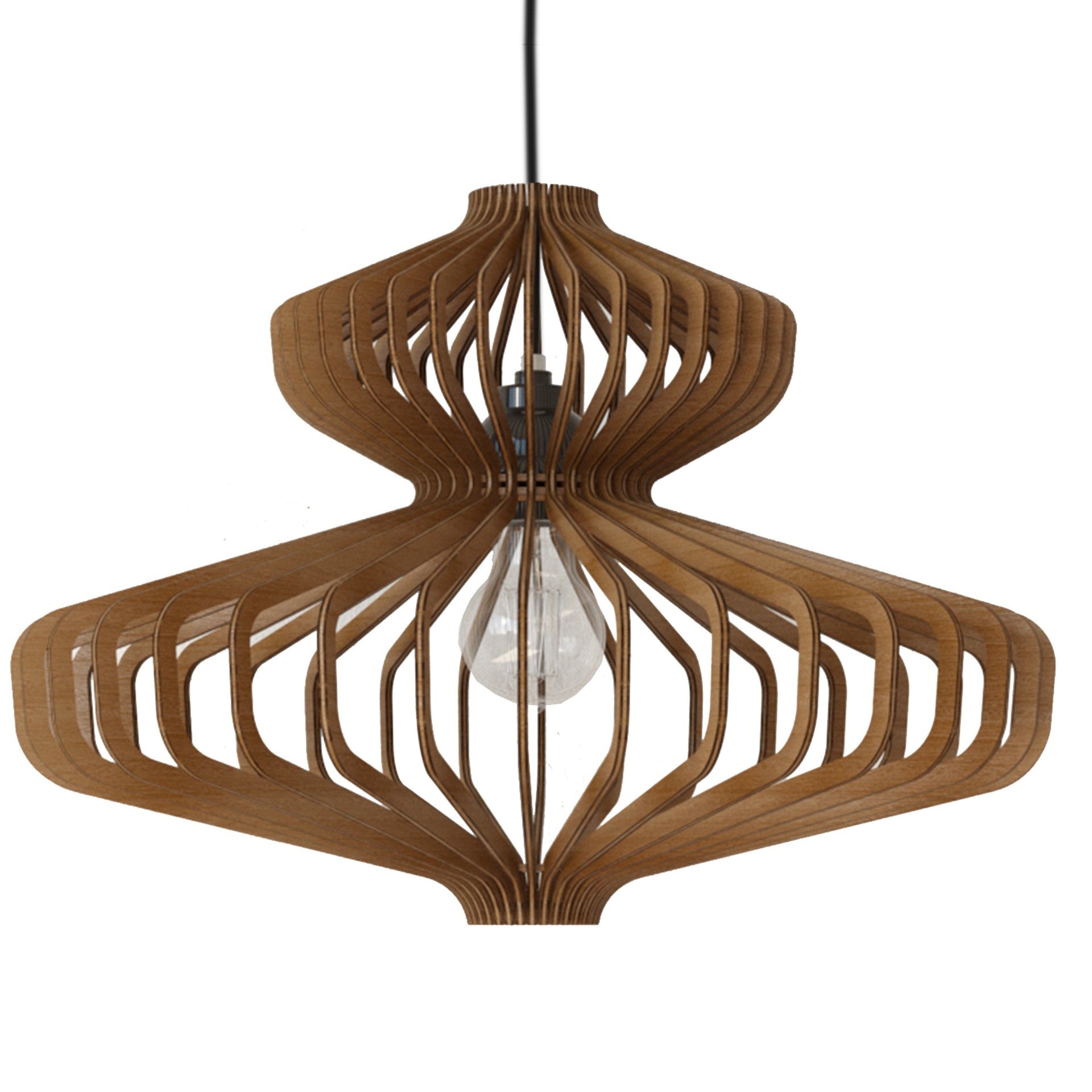 Frances Modern Wood Pendant Light