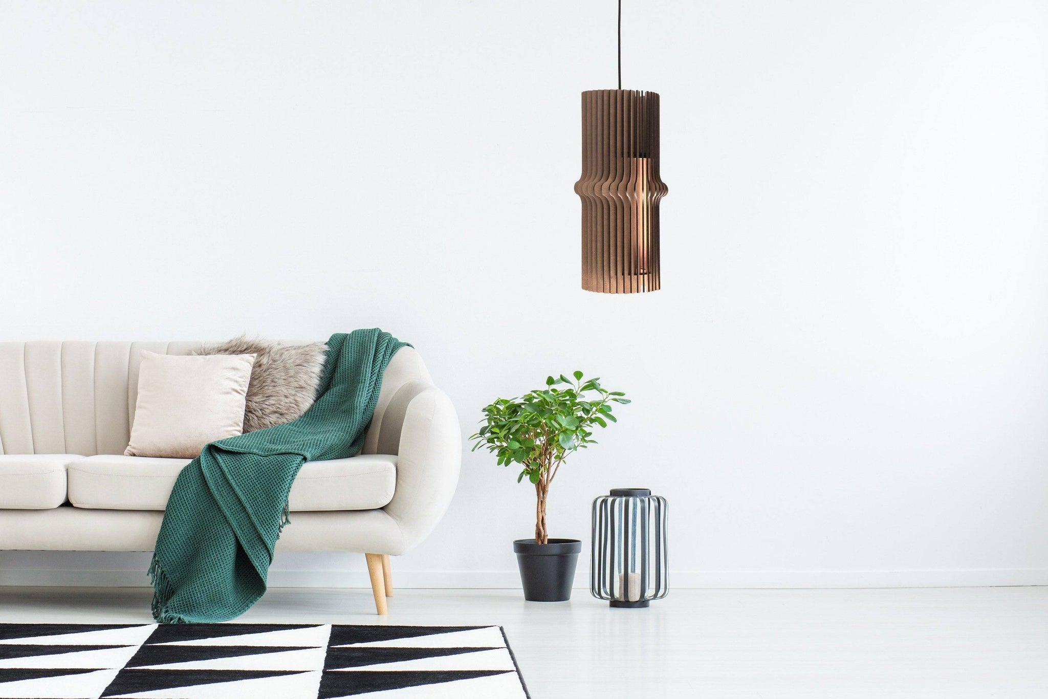 Nawkaw Modern Wood Pendant Light